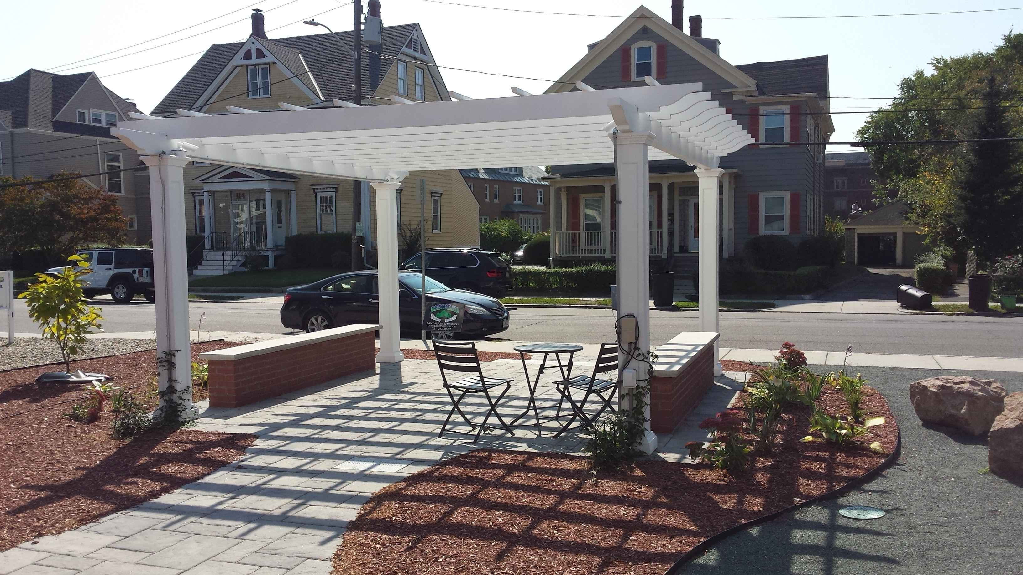 Pergola dedicated to Rick and Becky Mockler – First Congregational ...
